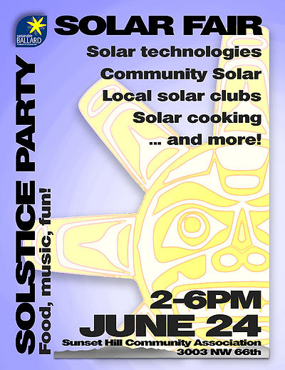 Solstice Party and Solar Fair this weekend - My Ballard
